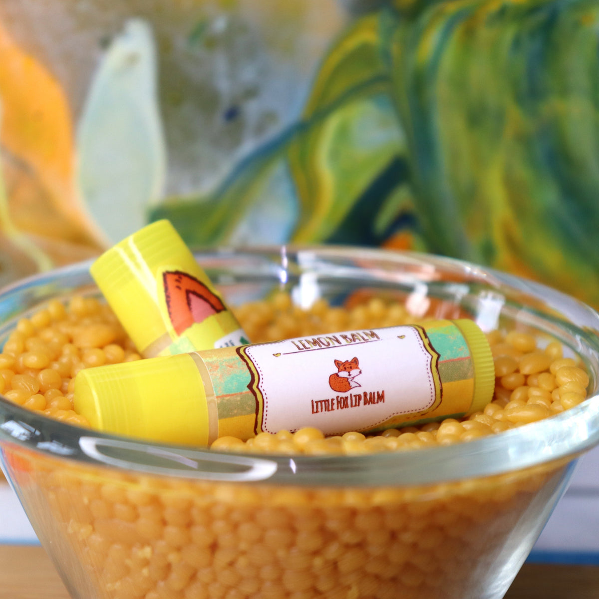 Lemon Balm Lip Balm for Cold Sores/Herpes Virus - Little Fox Lip Balm