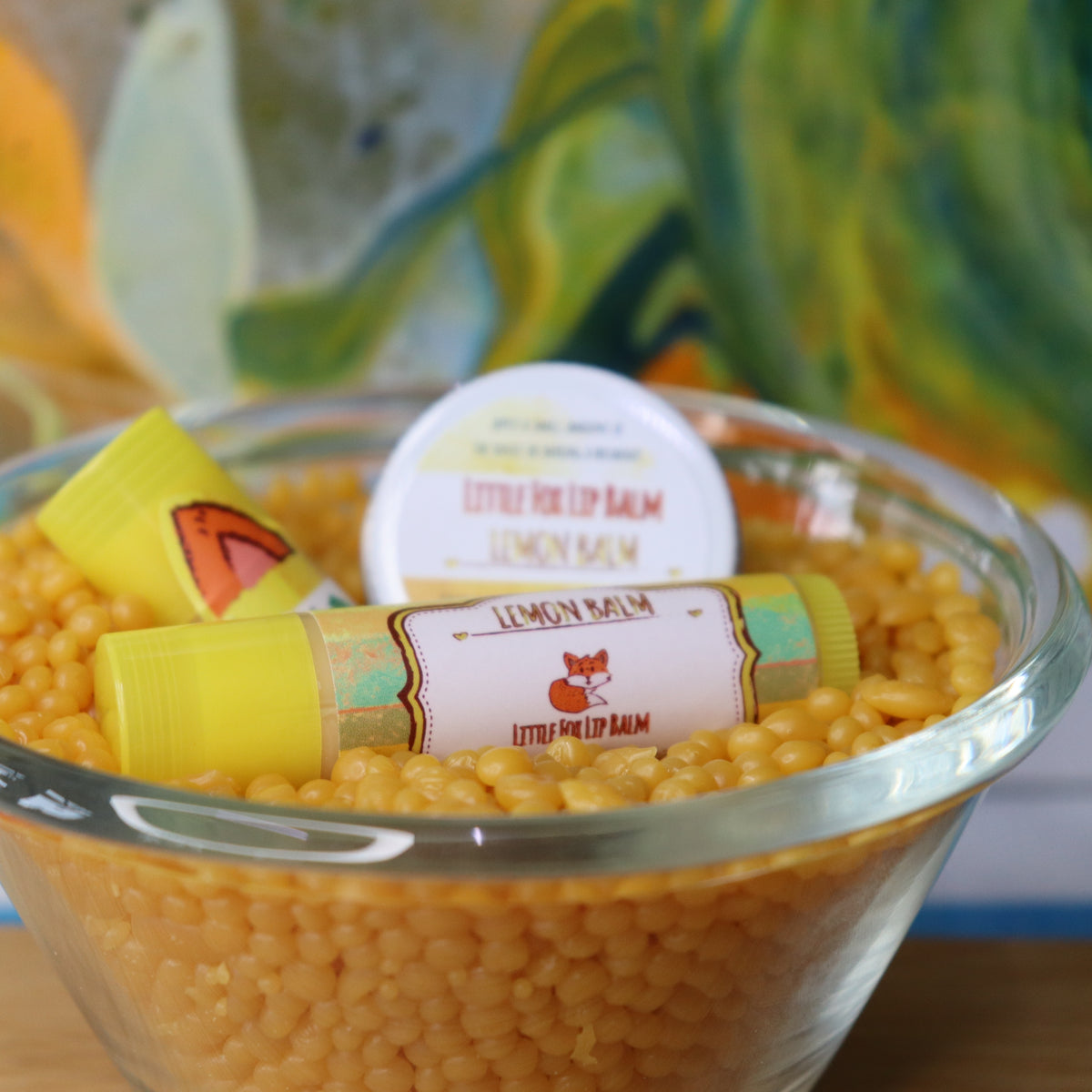 Lemon Balm Lip Balm for Cold Sores/Herpes Virus - Little Fox Lip Balm